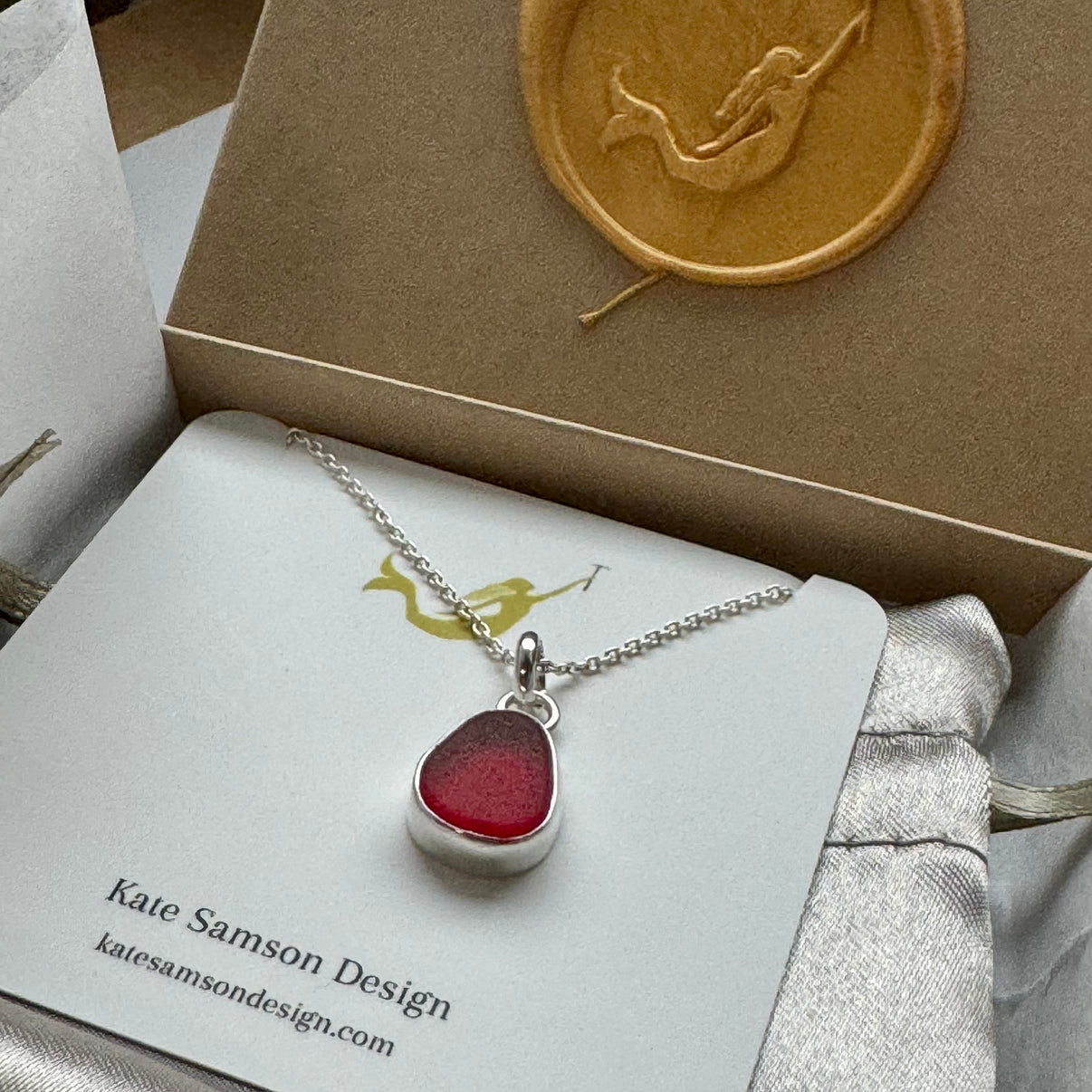 The Classic Pendant | Sea Glass Pendant – Kate Samson Design