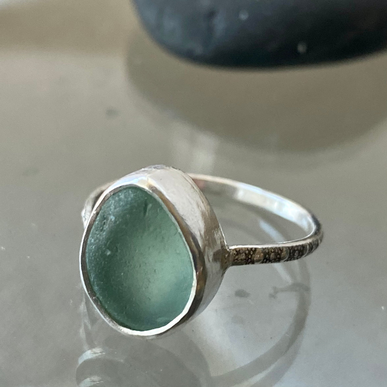 The Classic Ring | Sea Glass Ring – Kate Samson Design